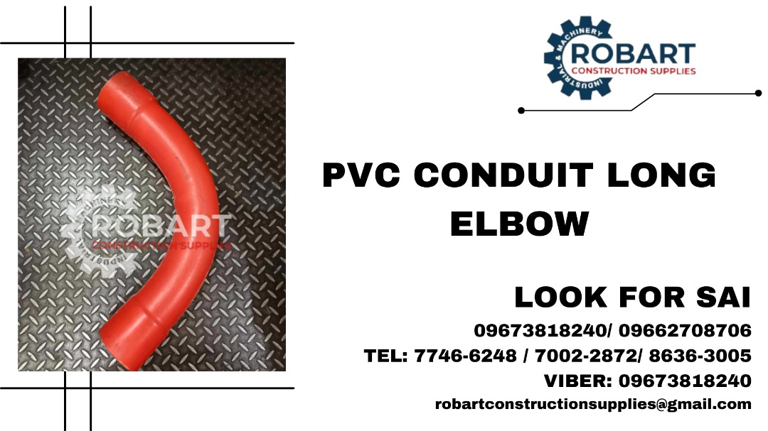 PVC Conduit Long Elbow, Commercial & Industrial, Construction Tools ...