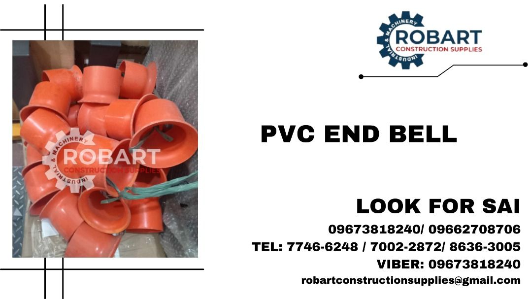 PVC End Bell, Commercial & Industrial, Construction Tools & Equipment ...