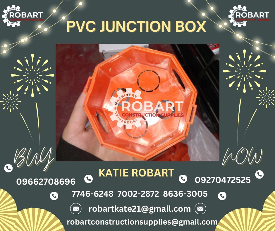 PVC JUNCTION BOX, Commercial & Industrial, Construction Tools ...