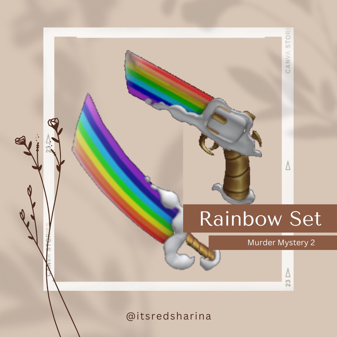 Rainbow Set MM2, Video Gaming, Gaming Accessories, In-Game Products on ...