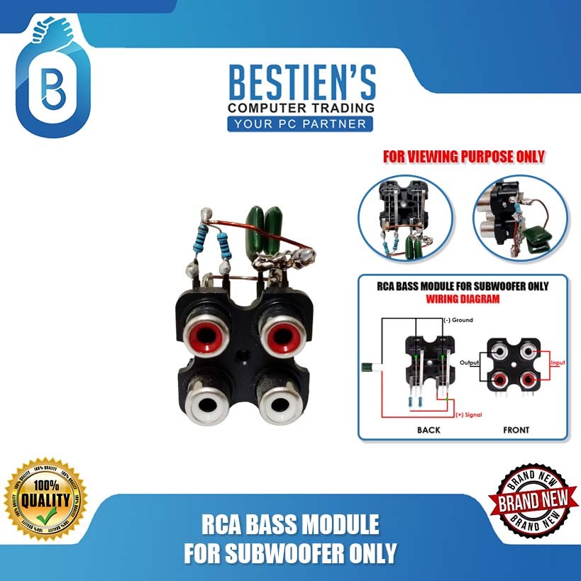 RCA BASS MODULE FOR SUBWOOFER ONLY, Audio, Portable Audio Accessories ...
