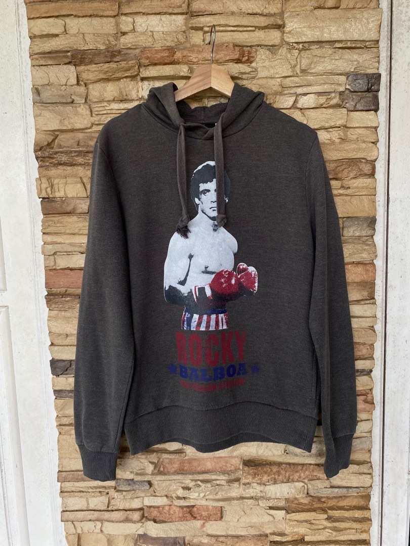 Rocky Balboa Hoodie Boxing Wwe Muhammad Ali Movie Rambo Cartoon Marvel ...