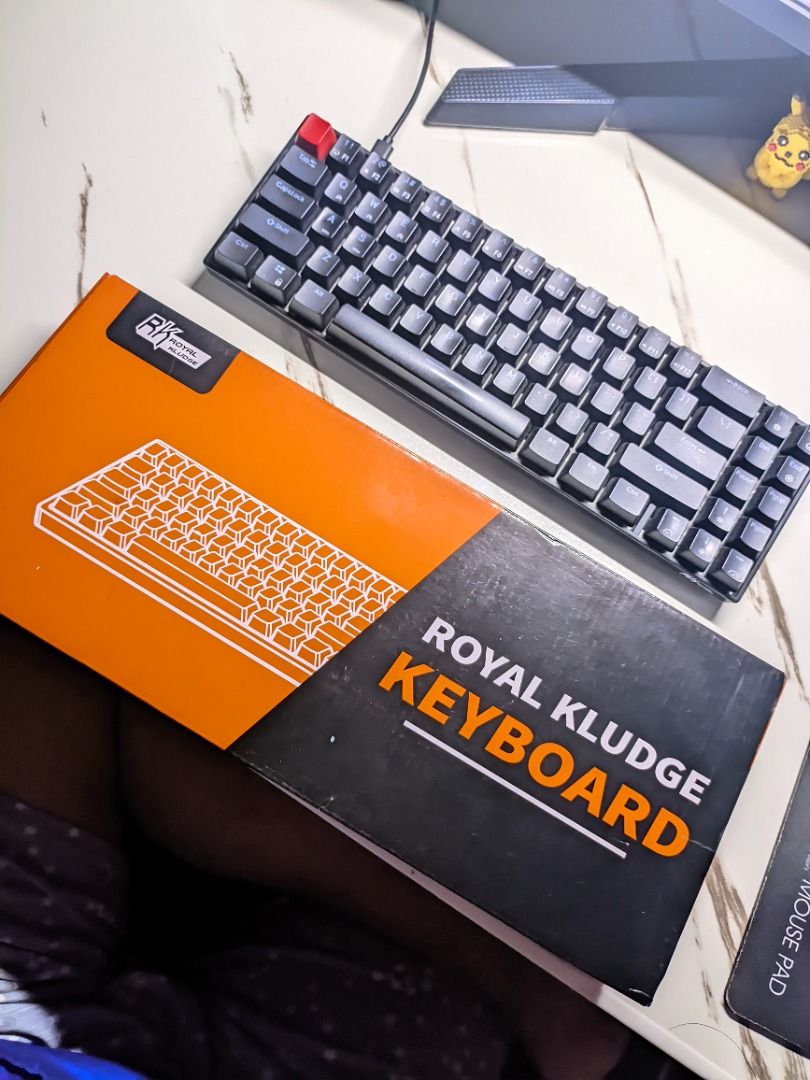 ROYAL KLUDGE RK71 DUAL-MODE RGB 71 KEYS HOT SWAPPABLE MECHANICAL ...