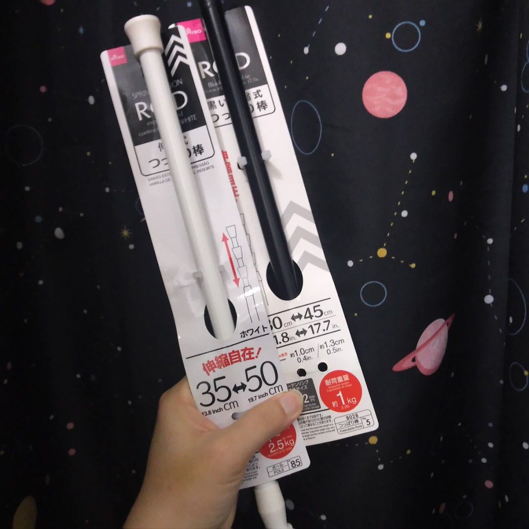 (sell or trade) Daiso extendable rods, Furniture & Home Living, Home ...