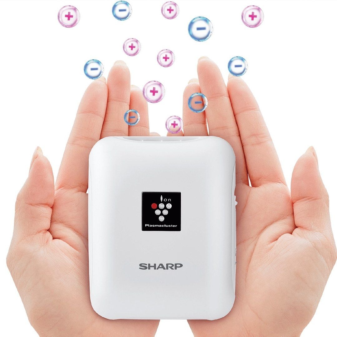 Sharp IG-NM1-W Plasmacluster Ion Generator Wearable, TV & Home ...