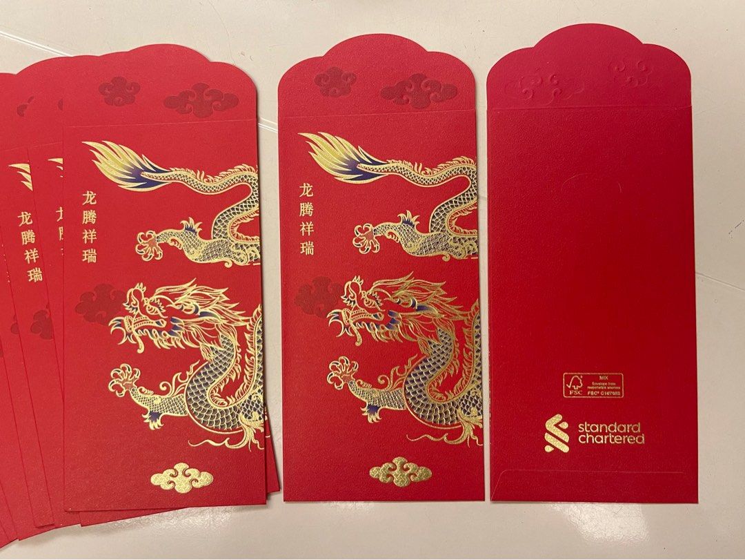 [sold out] Standard Chartered Red Packet 2024 / Ang Pow, Hobbies & Toys ...