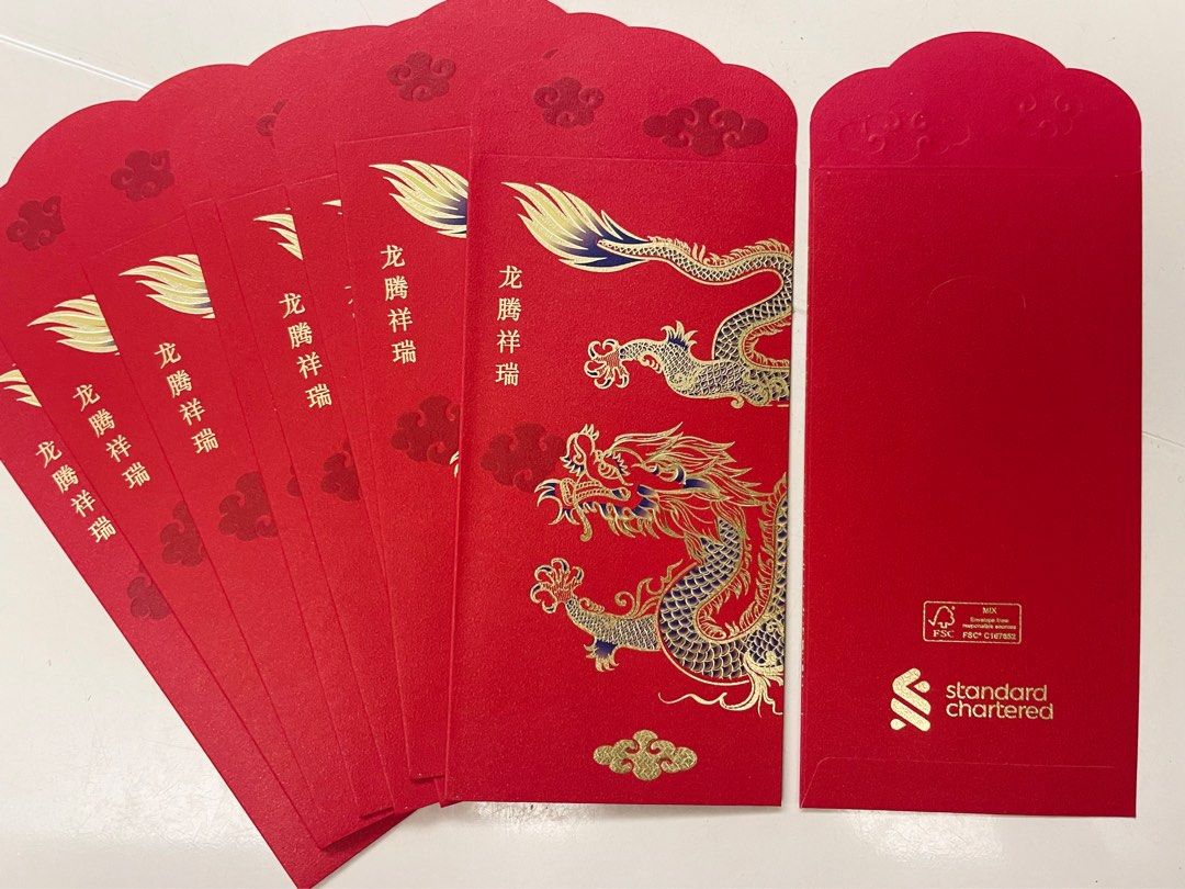 [sold out] Standard Chartered Red Packet 2024 / Ang Pow, Hobbies & Toys ...