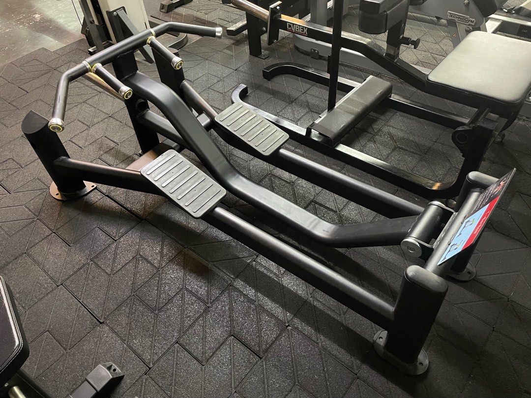 T bar row machine gym back rowing lat standing LF copy clone, Sports ...