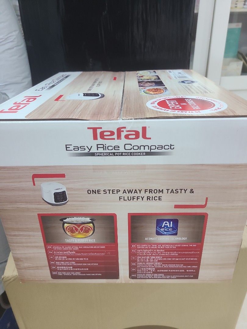 Tefal 1l rice cooker, brand new seal in box, 2 years Local warranty, TV & Home Appliances ...
