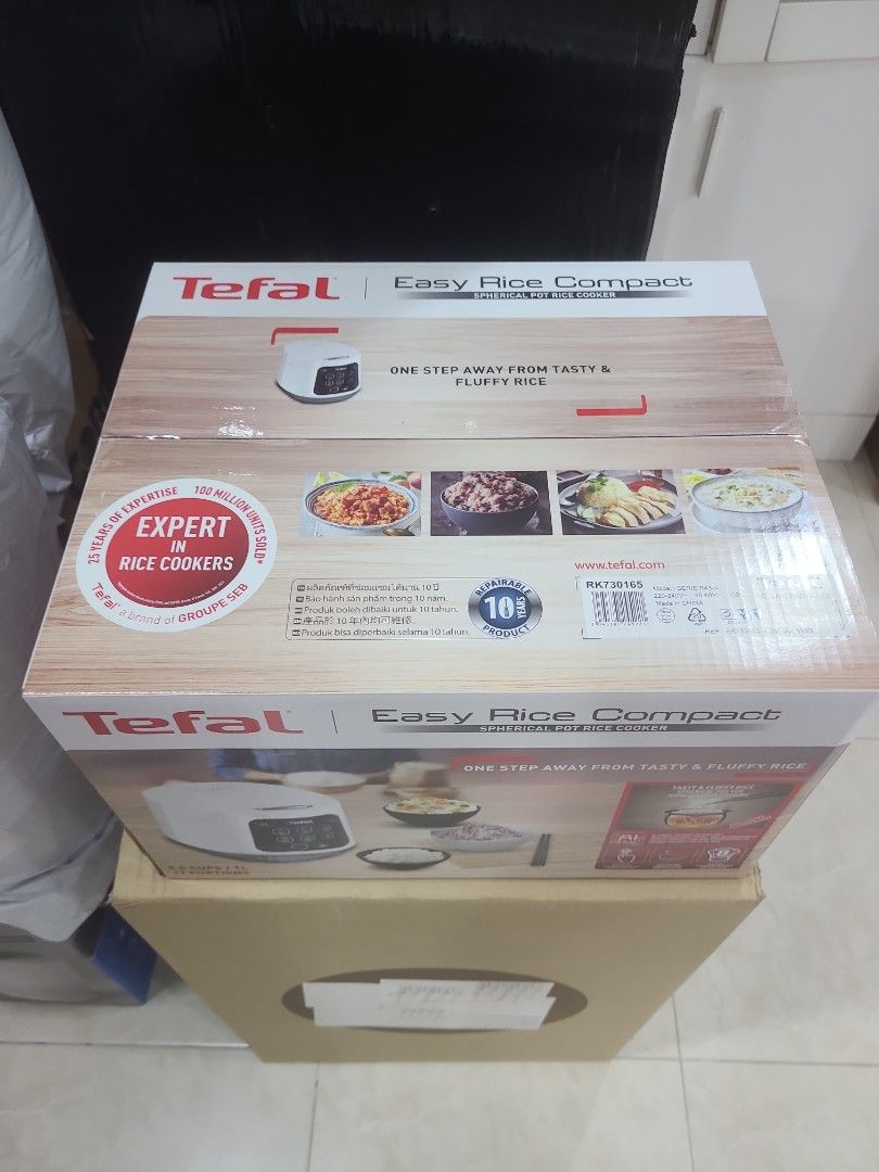 Tefal 1l rice cooker, brand new seal in box, 2 years Local warranty, TV & Home Appliances ...