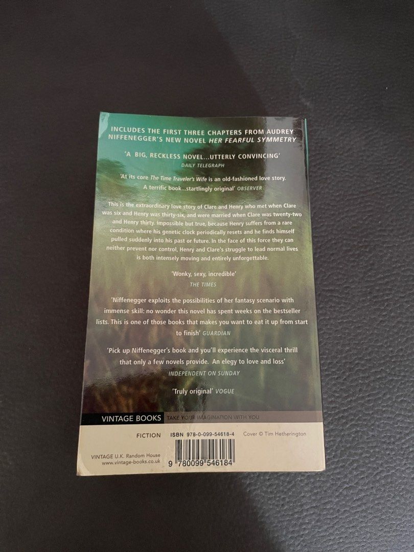 The time traveler wife story book, Hobbies & Toys, Books & Magazines ...