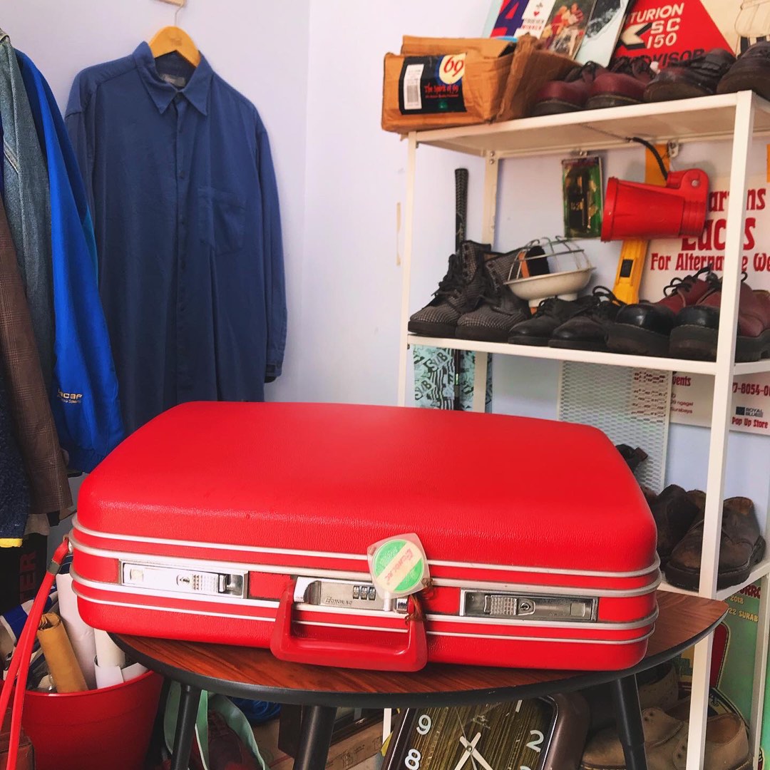 Vintage Echolac American 70s Extra Large Suitcase (usa) With Numeric ...