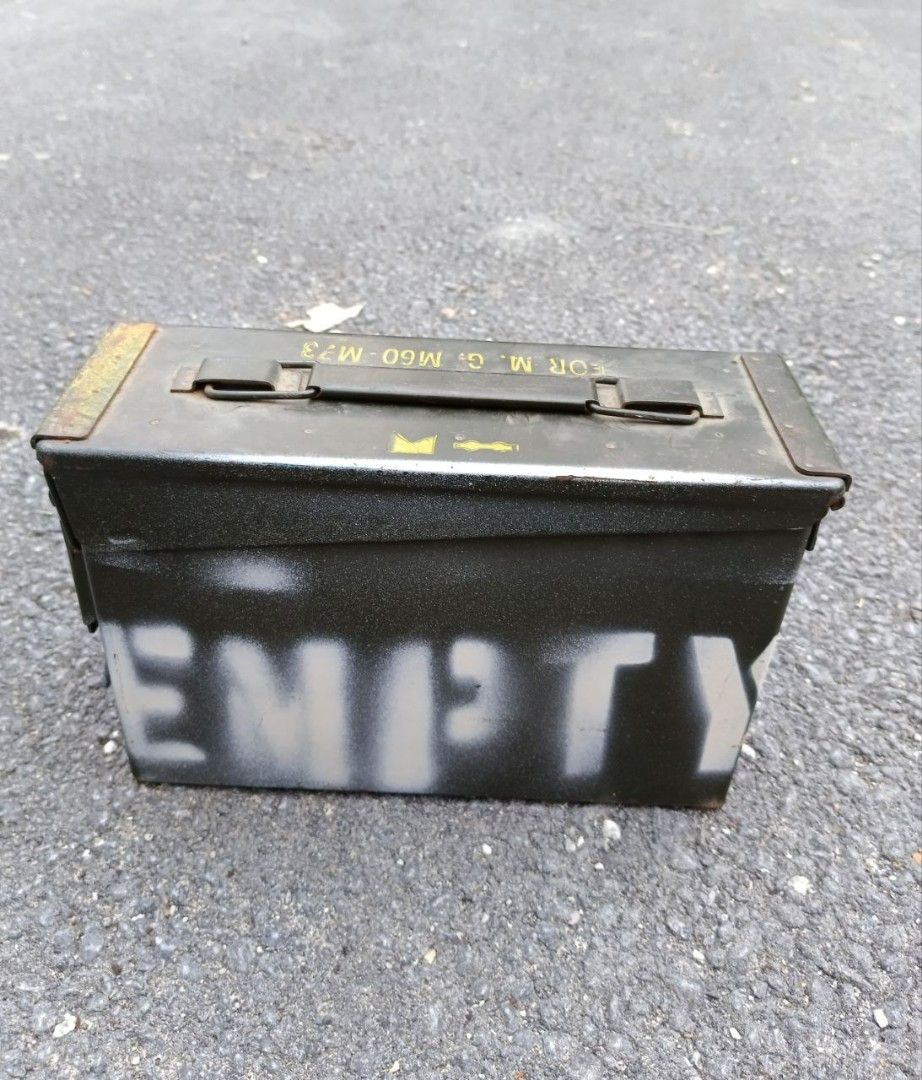 VINTAGE MILITARY ARMY BOX, Furniture & Home Living, Furniture, Other ...
