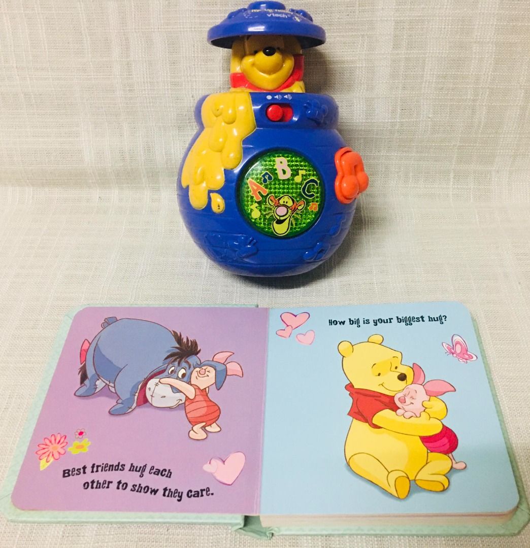 Vtech Winnie The Pooh Musical Pop-up Honey Pot Toy with Book Bundle ...
