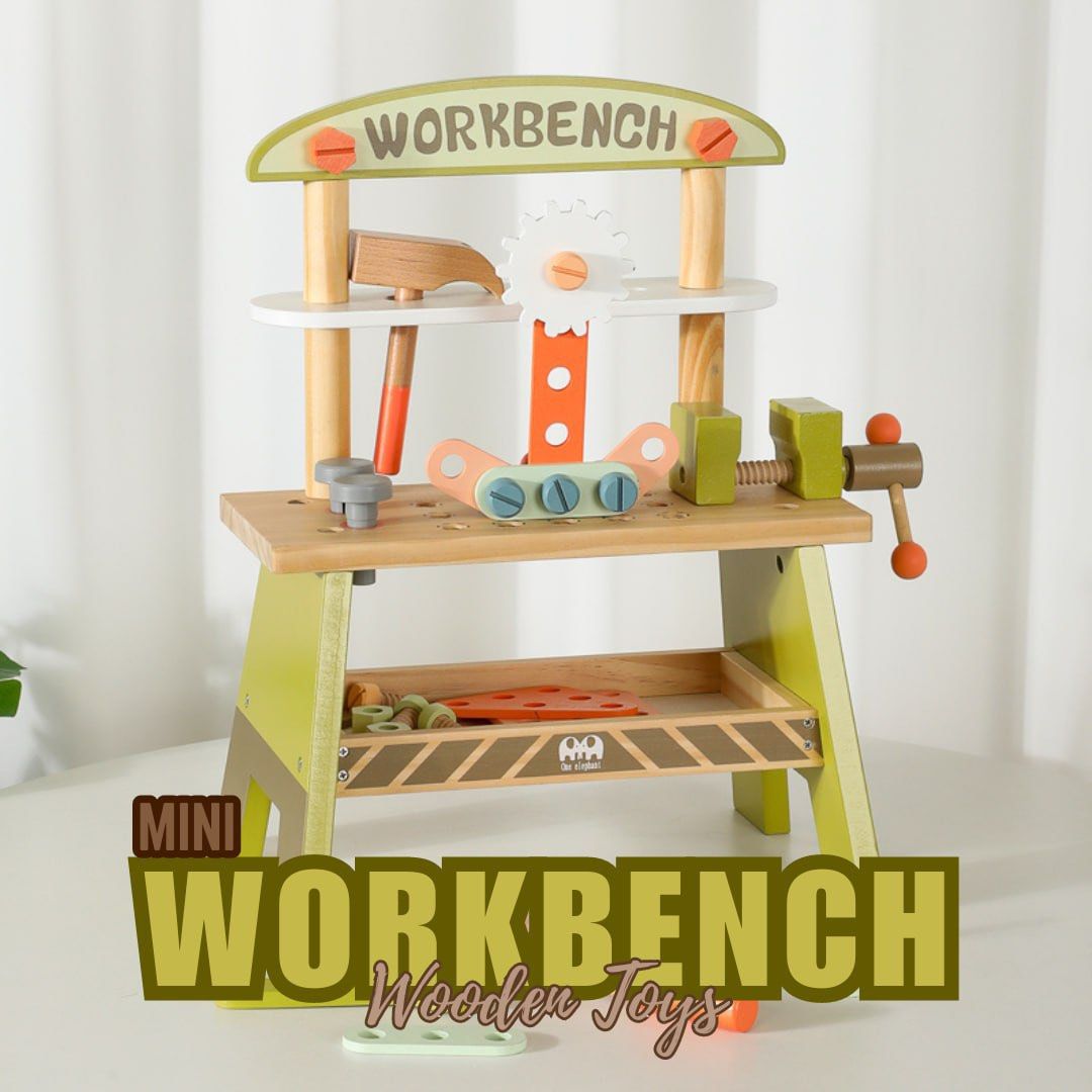 Wooden Mini Workbench, Hobbies & Toys, Toys & Games on Carousell