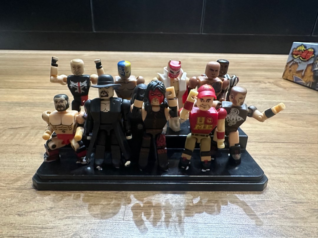 WWE C3 STACKDOWN STACK DOWN MINIFIGURES BATISTA THE UNDERTAKER KANE ...
