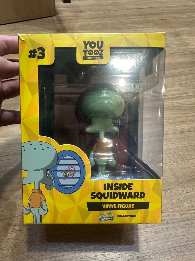 Youtooz you tooz spongebob inside squidward vinyl figure, Hobbies ...