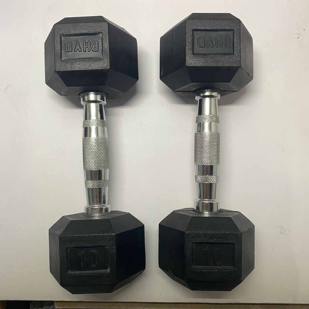 10kg dumbbell weights, Sports Equipment, Exercise & Fitness, Weights ...