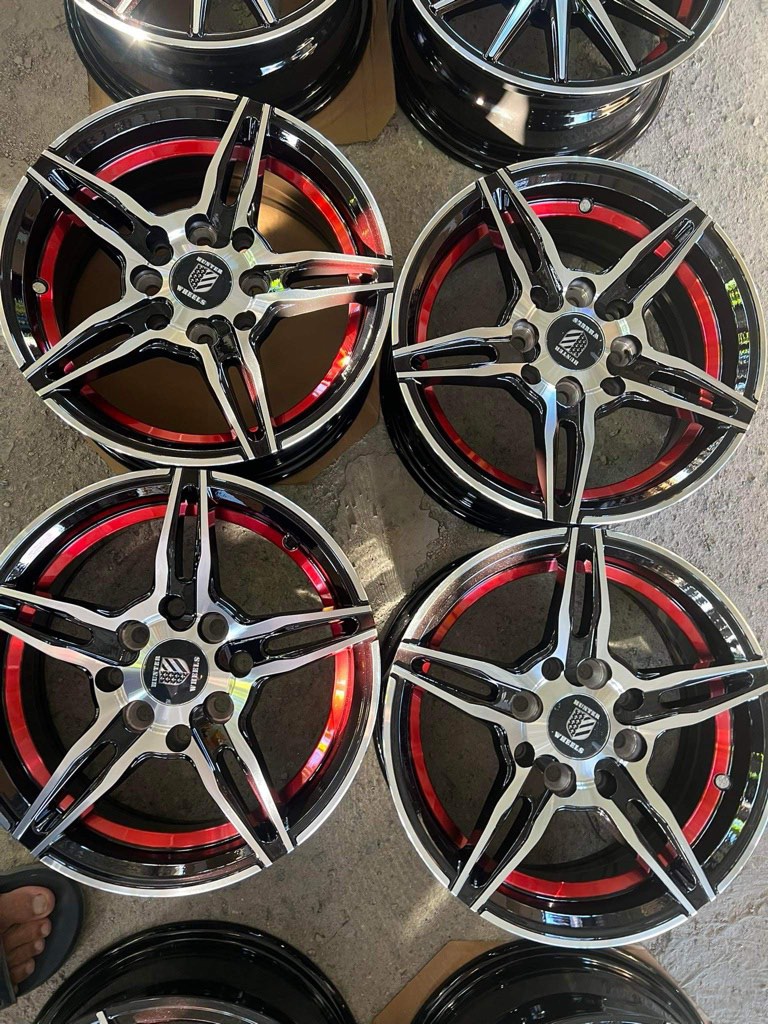 13” Hunterwheels H5004 Mags 4Holes pcd 100-114 Bnew, Car Parts ...