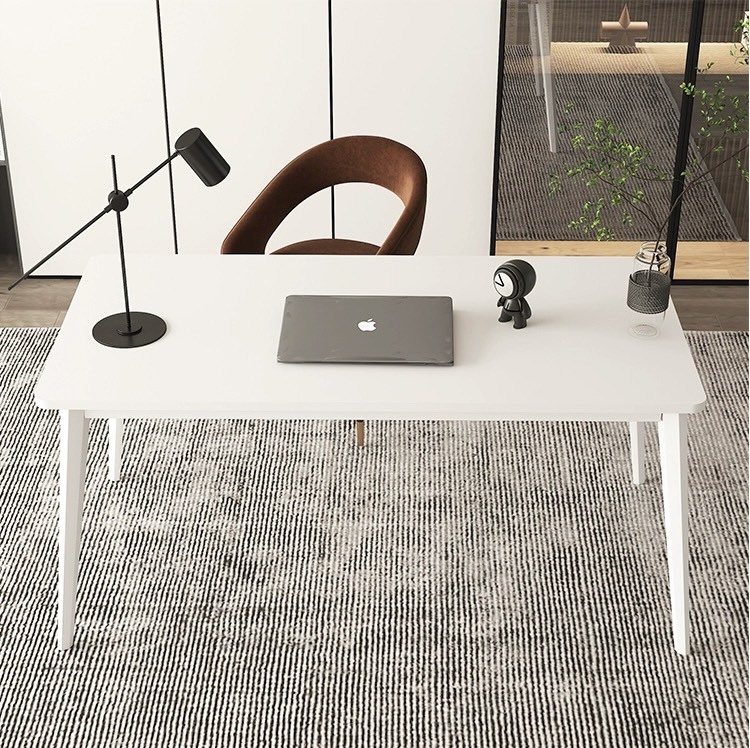 1.4m White Office Table, Furniture & Home Living, Furniture, Tables ...