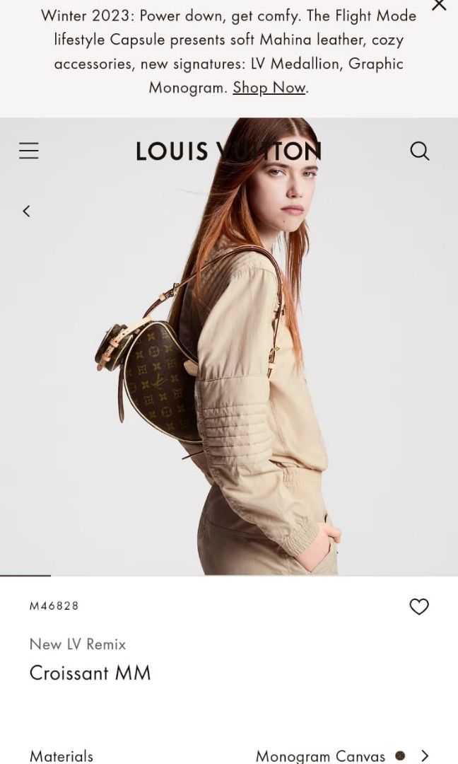 2024 lv croissant bag, Luxury, Bags & Wallets on Carousell