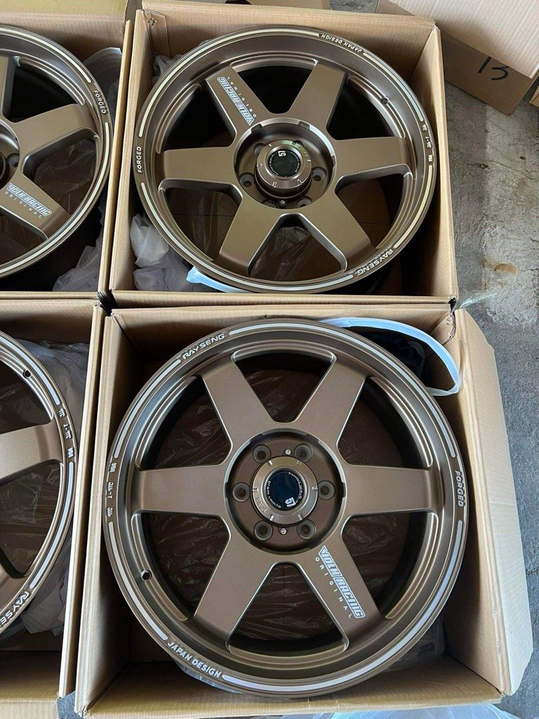 20” TE37 Design H742 Bronze Mags 6Holes pcd 139 Brandnew, Car Parts ...