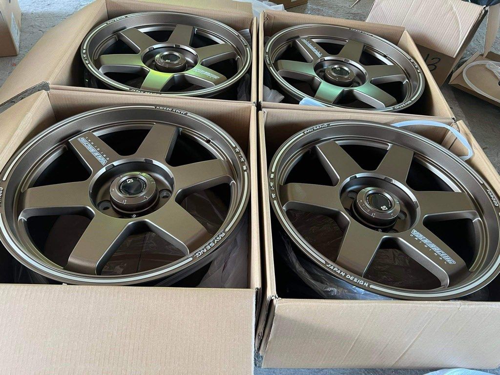 20” TE37 Design H742 Bronze Mags 6Holes pcd 139 Brandnew, Car Parts ...