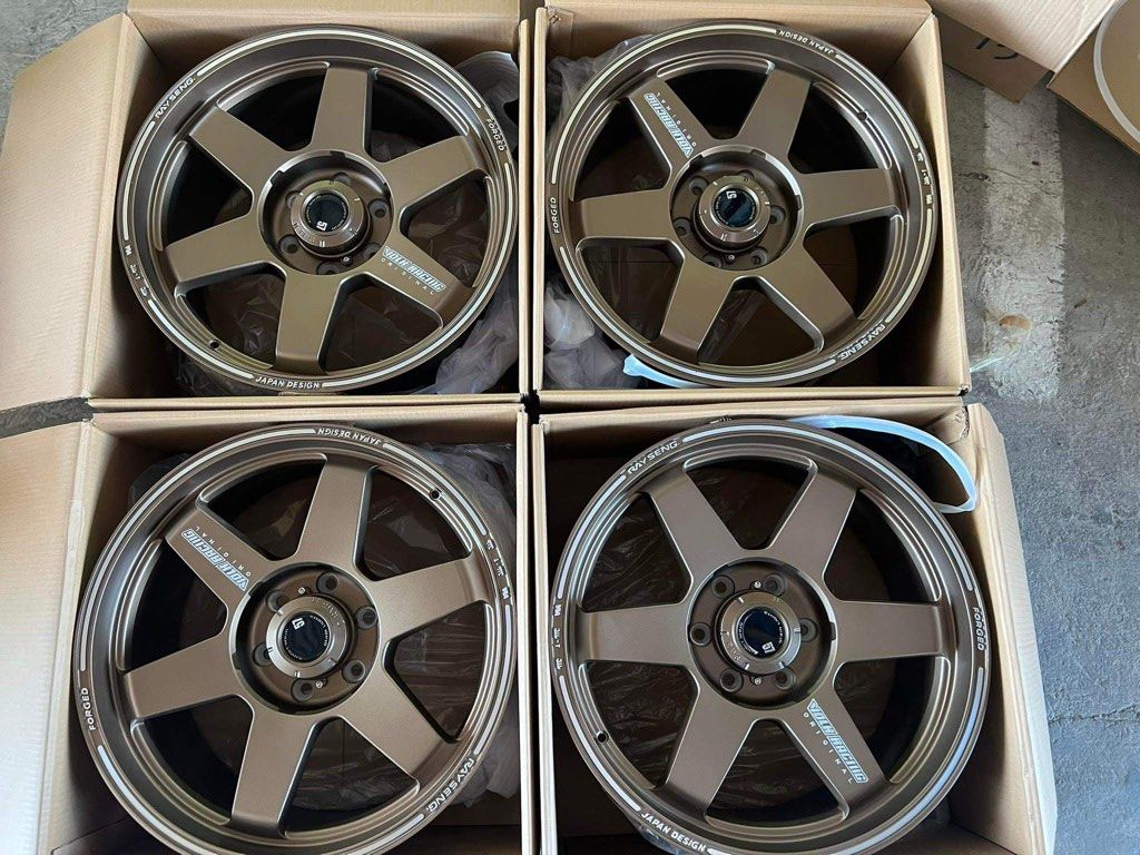 20” TE37 Design H742 Bronze Mags 6Holes pcd 139 Brandnew, Car Parts ...