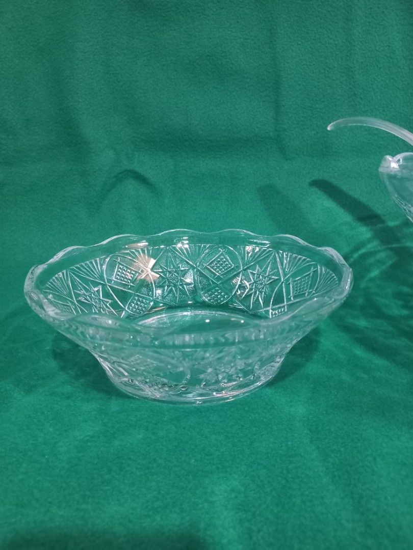 27pcs Vintage Glass Punch Bowl Set Furniture And Home Living Kitchenware And Tableware Other