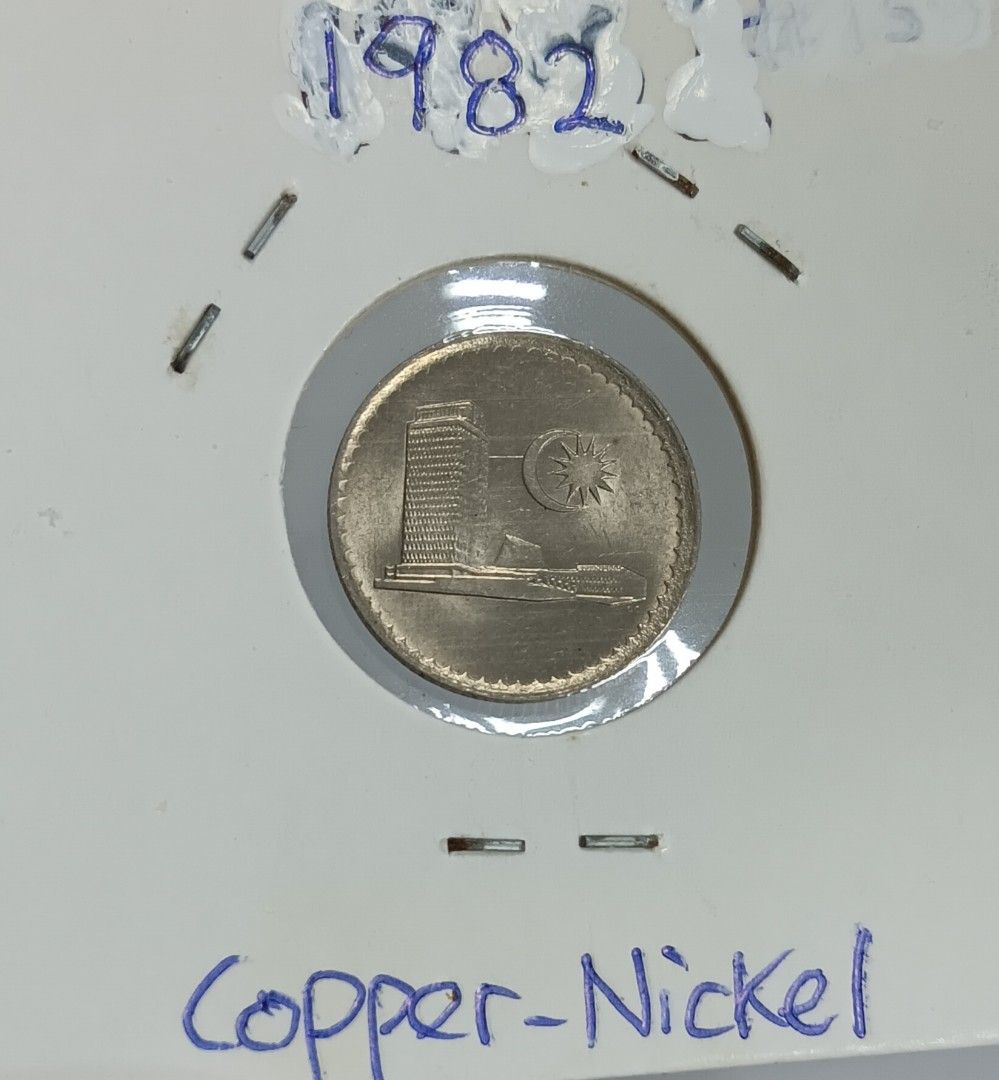 5 Sen Malaysia 1st Series Coin 1982 (UNC) #270, Hobbies & Toys ...