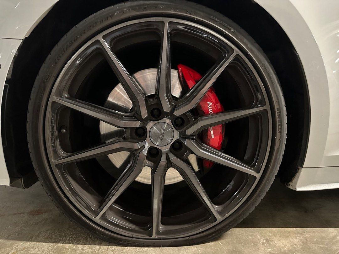 6 pot original S5 Akebono BBK, Car Accessories, Tyres & Rims on Carousell
