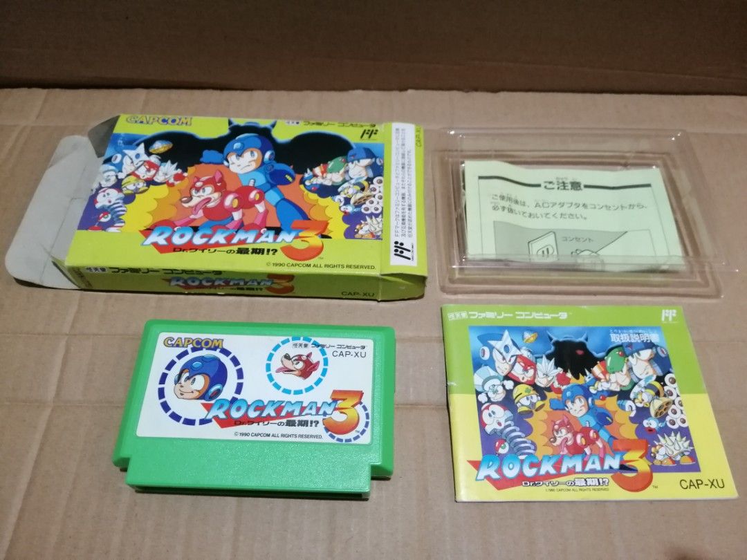 懷舊 絕版 CAPCOM 任天堂 NINTENDO 紅白機 FC FAMICOM FAMILY COMPUTER 日本原裝正版 遊戲 盒帶 ...