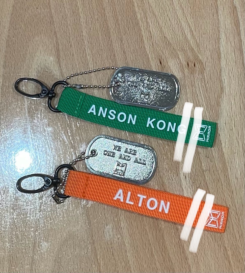 (已絕版 ) Mirror Anson Kong Alton One and All Tag, 興趣及遊戲, 收藏品及紀念品, 明星周邊 ...