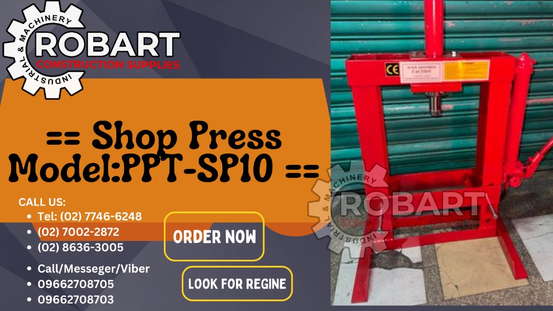 == Shop Press Model:PPT-SP10 ==, Commercial & Industrial, Construction ...