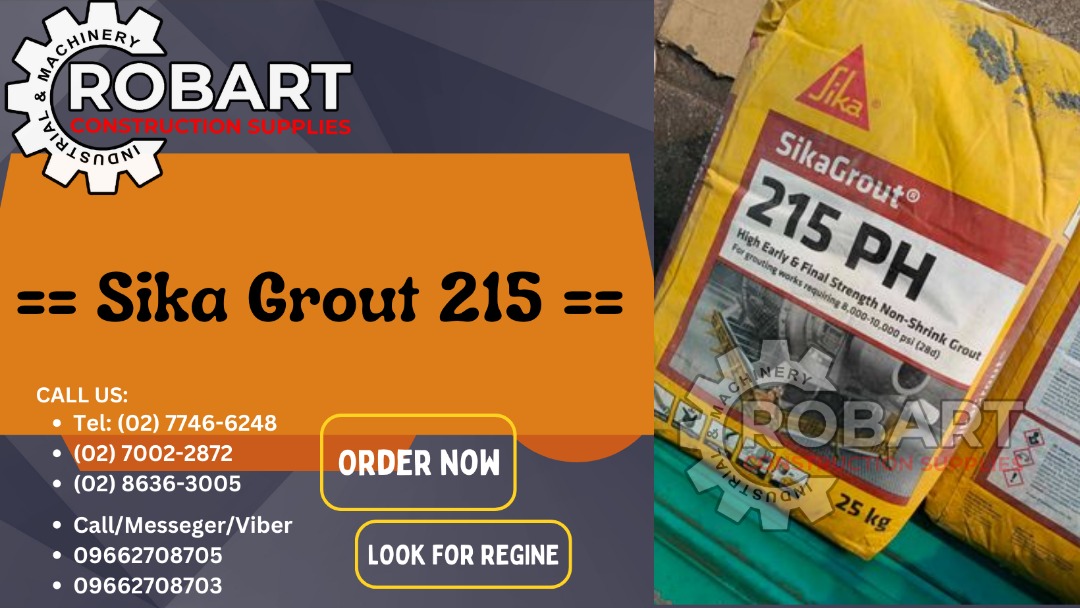 == Sika Grout 215 ==, Commercial & Industrial, Construction Tools ...