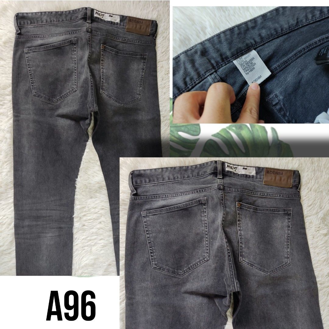 A96 & DENIM USED WAIST TAG 36 ACTUAL 36 LENGTH 40.4 MORE THN 2 ITEMS W ...