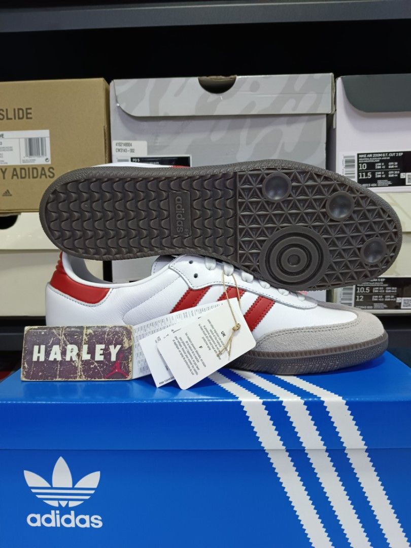 Adidas Samba OG Red, Men's Fashion, Footwear, Sneakers on Carousell