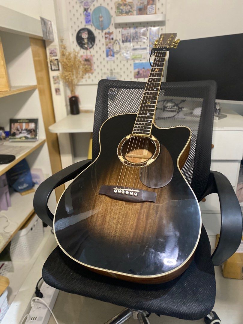 All solid custom mahogany, Hobbies & Toys, Music & Media, Musical ...