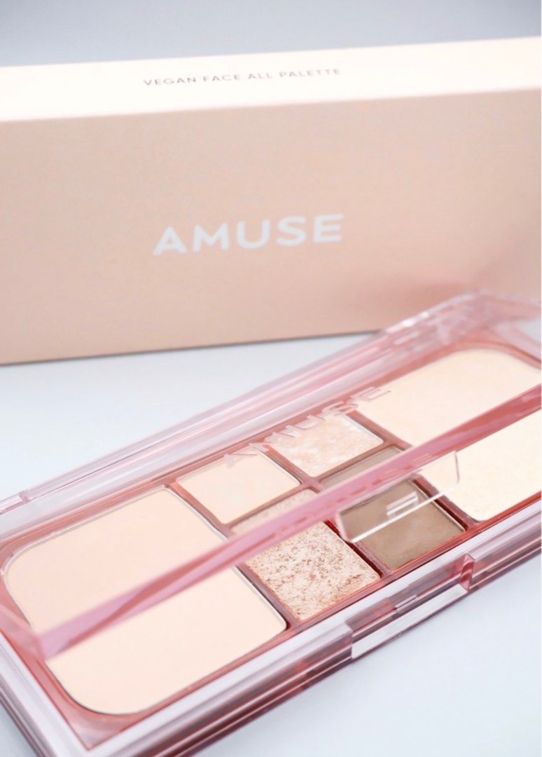 AMUSE Vegan Face All Palette 01 Moon Glow, Beauty & Personal Care, Face ...
