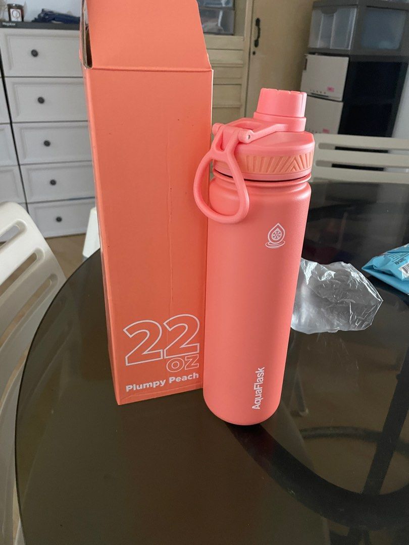 Aquaflask 22oz Peach, Furniture & Home Living, Kitchenware & Tableware ...