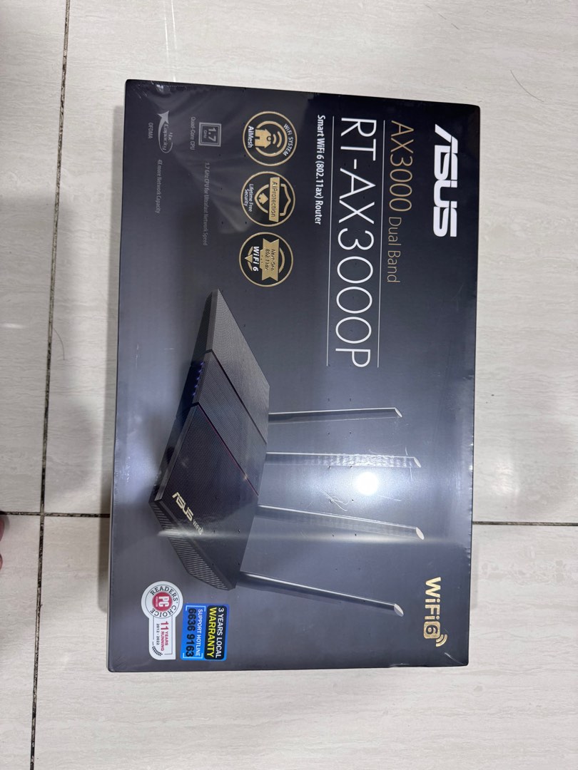 Asus AX3000 dual band, Computers & Tech, Parts & Accessories ...