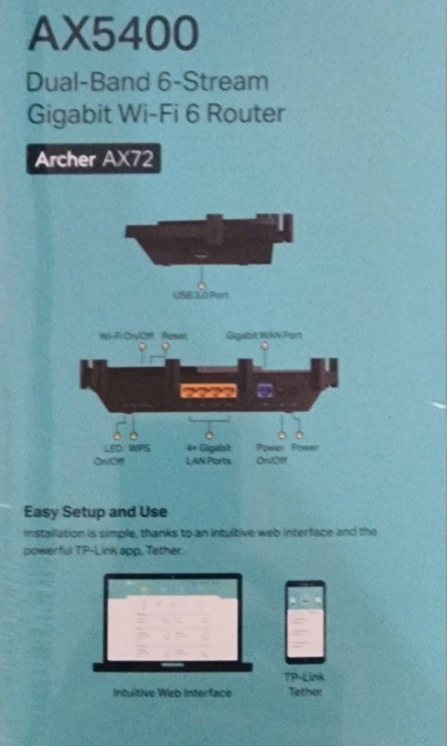 AX5400 router & mesh extender & singtel modem, Computers & Tech ...