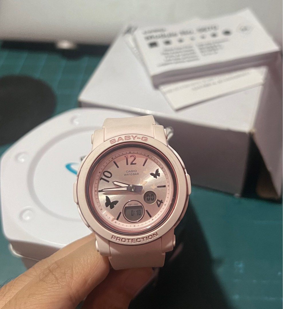 Baby G Pink (original) RUSH!, Women's Fashion, Watches & Accessories ...