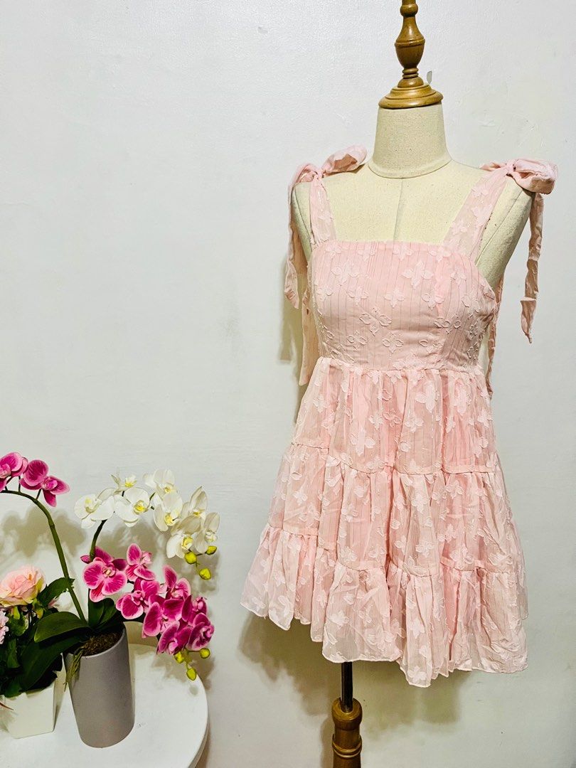 Baby pink mini dress, Women's Fashion, Dresses & Sets, Dresses on Carousell