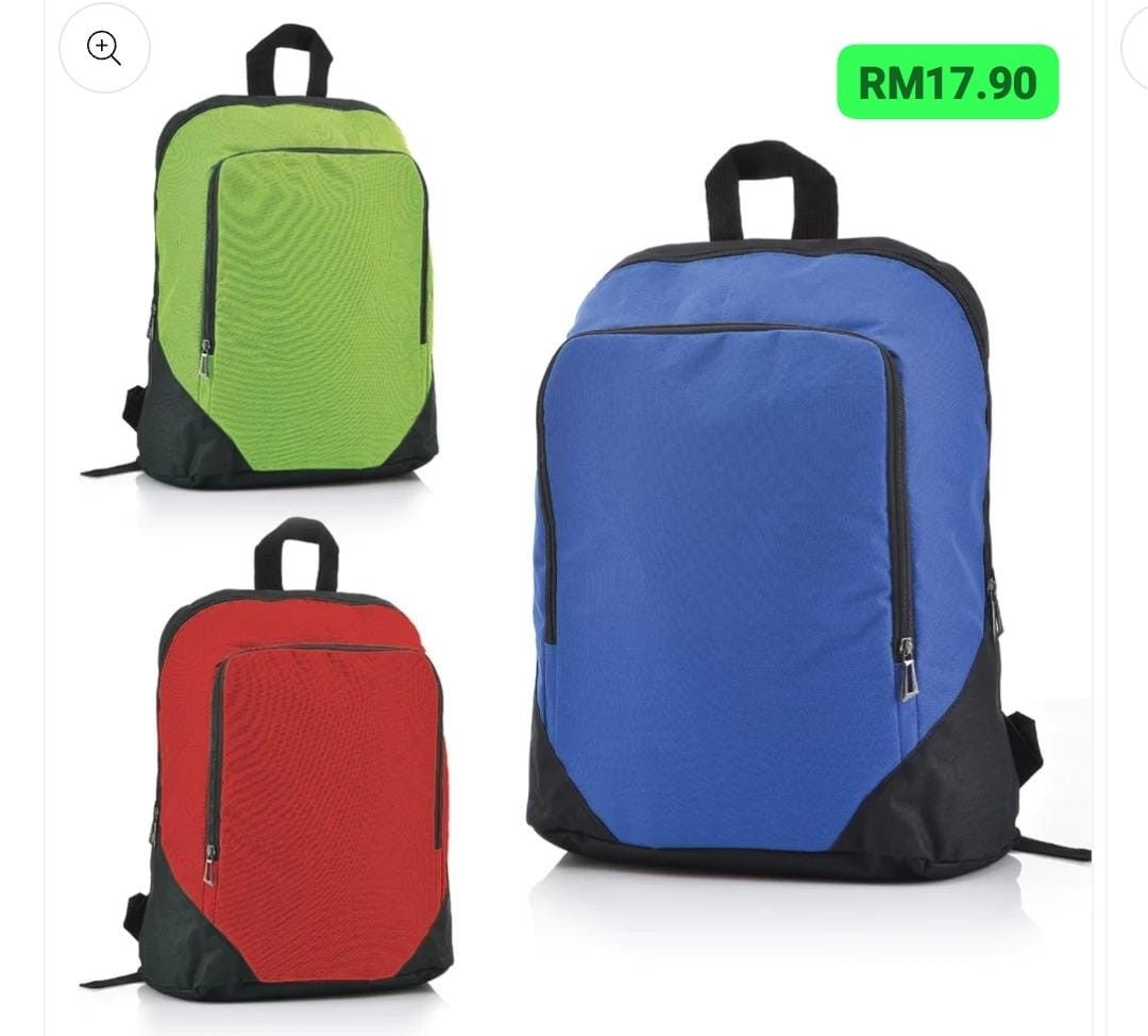 Backpack murah direct kilang (RM14.90-RM18.90), Men's Fashion, Bags, Backpacks on Carousell