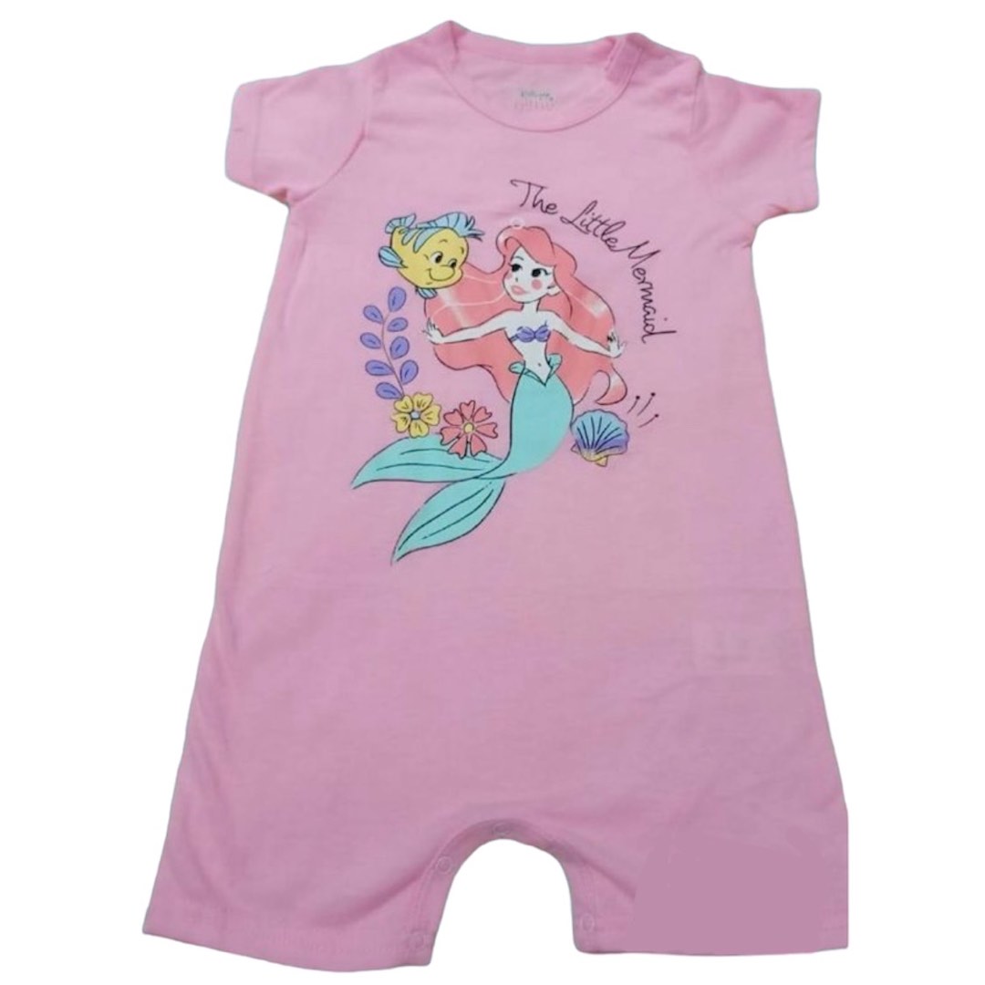 Baju Bayi Romper Disney Baby Princess Ariel The Little Mermaid Pink ...