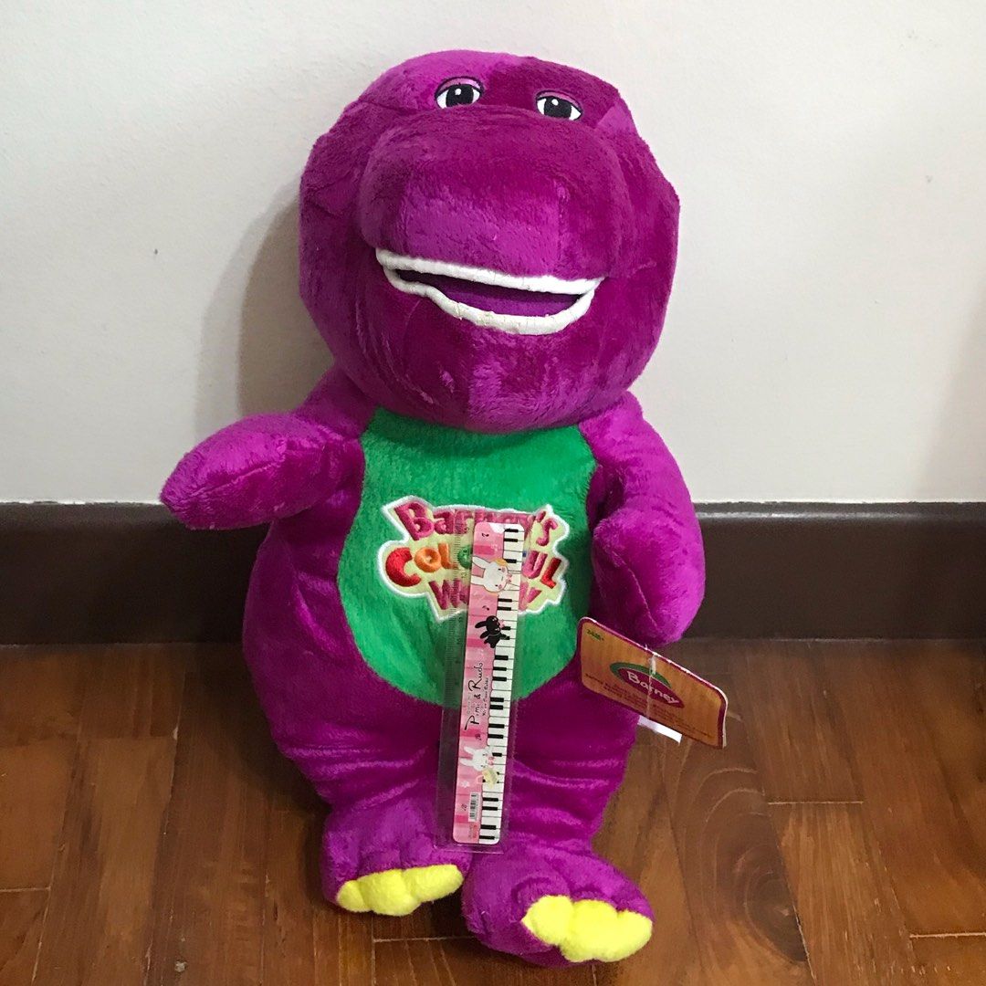 Barney Plush Toy ( 40cm Height ), Hobbies & Toys, Toys & Games on Carousell