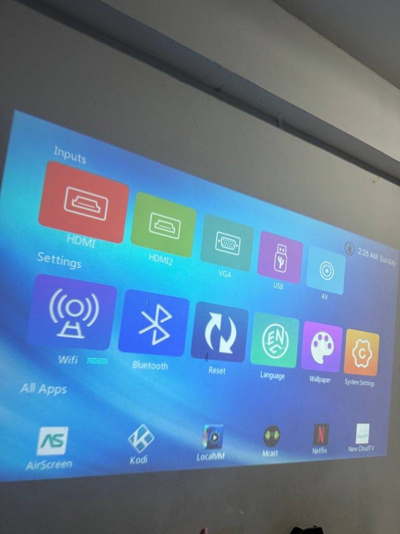 Beamer X smart home projector, TV & Home Appliances, TV & Entertainment ...