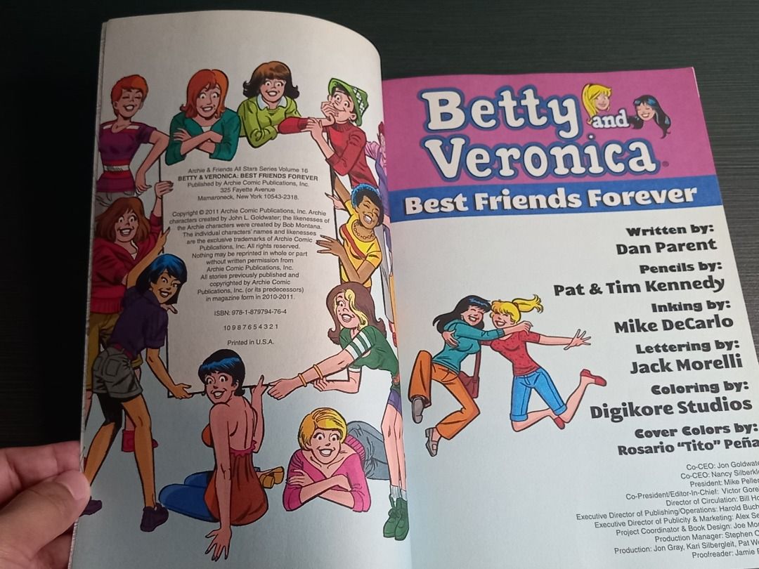 Betty and Veronica Best Friends Forever Archie & Friends All Stars ...