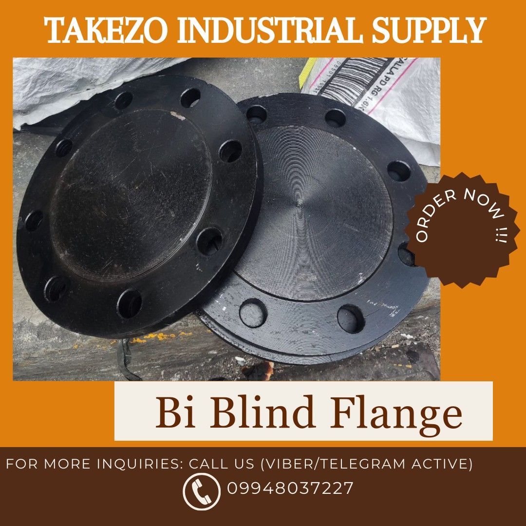 Bi Blind Flange w/ Rubber Gasket, Commercial & Industrial, Industrial ...
